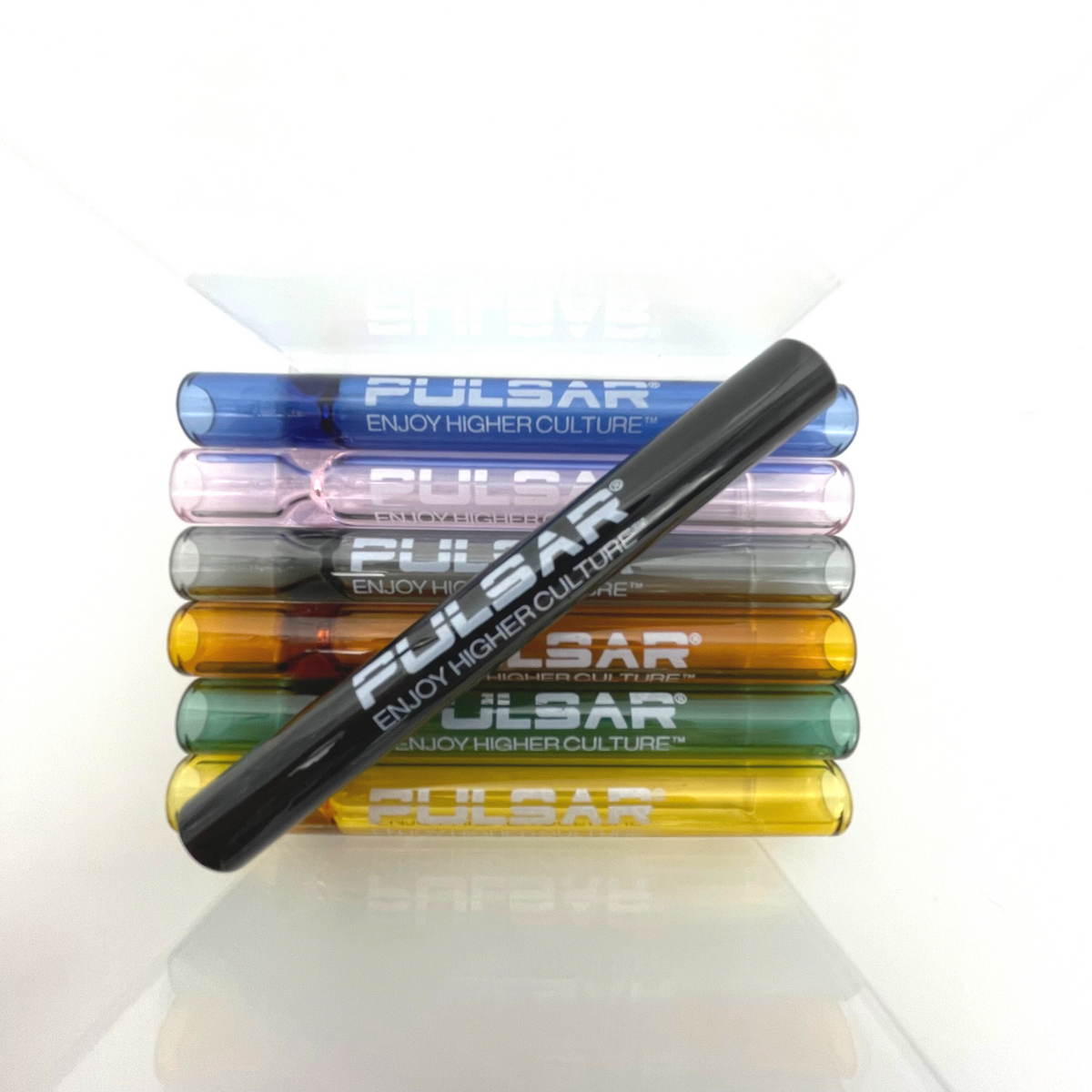 Pulsar - Glass Chillum – Custom Greens